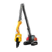 China SDLG Lingong LGMG 65t E6700HP Excavator Vibratory Hammer Pile Driver for sale