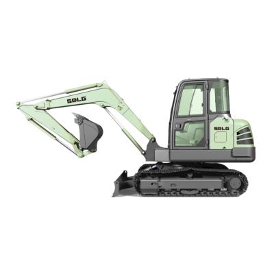 China SDLG Lingong Lgmg Track Type Digger 6tons E660hev Electric Excavator With 0.21m³ Bucket for sale