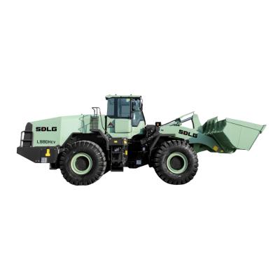 China SDLG Lingong Lgmg L980hev 8ton Load Capacity 4 Wheel EV Electric Engine Motor Wheel Loader Compact Front End Loader With Full Electric for sale