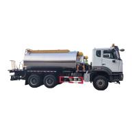 China SINOTRUK HOWO NX 6×4 12CBM Asphalt Distributor Truck Bitumen Sprayer Truck With Heating System For Road Maintenance for sale