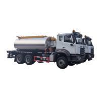 China SINOTRUK HOWO NX 6×4 12CBM Asphalt Distributor Truck Bitumen Sprayer Truck With Heating System For Road Maintenance for sale