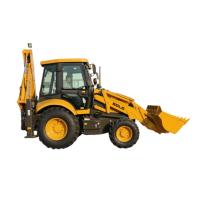 China SDLG B877f 4WD Backhoe Loader 8 Ton Operating Weight 1.0m³ Front Bucket 0.18m³ Rear Digging Bucket Construction Loader Digger for sale