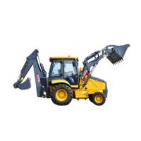 China XCMG XC870K Backhoe Loader 4 Wheel Drive Construction Machine 8 Ton Front Loader Back Digger For Municipal Road Repair Farm Project for sale