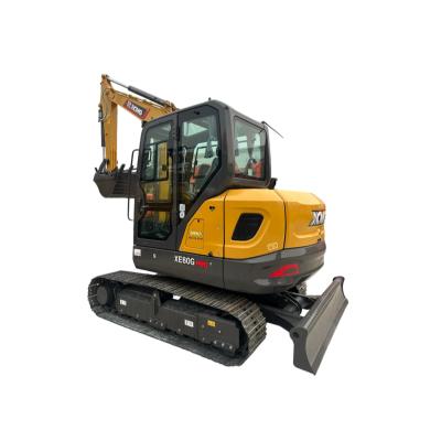China XCMG XE60G PRO 6 Ton Crawler Excavator Mini Digger 0.24m³ Bucket Optional Offset Swing Boom New Small Excavator for Construction Landscaping Farm Work for sale