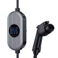 China Portable EV Charger 16A Type 1 110V-240V Adjustable 8-16A EVSE with 5M Cable for sale