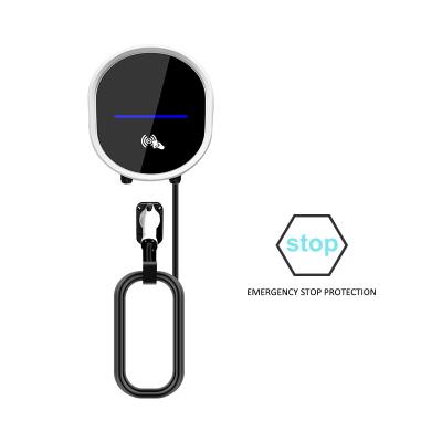 China IP66 Waterproof EV Charging Station 7kW 11kW 21kW Wall Mounted AC EV Charger ODM for sale
