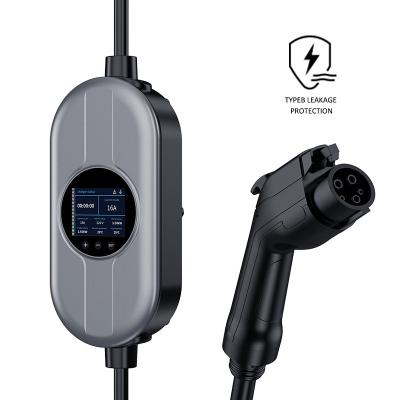 China 24A Adjustable EV EVSE Home Charger Wall Mounted for sale