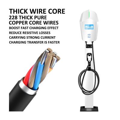 China RuiQ M8 EVSE 7kW 32A Floor Mounted EV Charger for Home Residential Use for sale