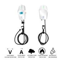 China 32A AC 240V Type 2 EV Charging Station 7kW 22kW OCPP1.6 EVSE for sale