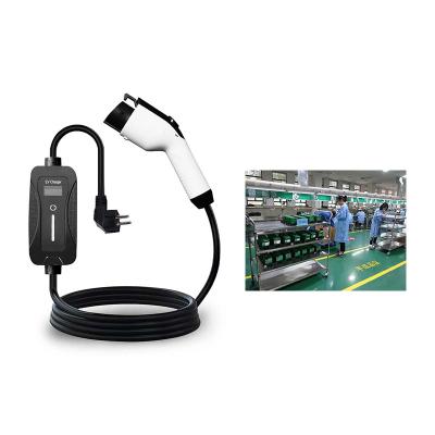 China RuiQ Portable EV Charger Level 2 16A 32A 3.5KW 7KW CE Certified for sale
