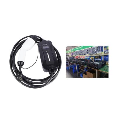China RuiQ Portable EV Charger 16A 32A Type1 Type2 5m Cable CE Certified 3.5KW 7KW for sale