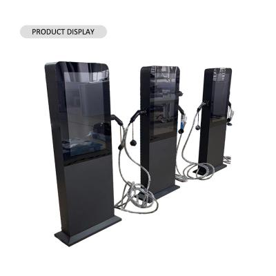 China RuiQ IP54 Residential EV Charging Station 44kW CCS1 Dual Port ODM for sale