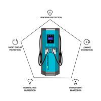 China RuiQ M10 240kW DC EV Charger CE Certified IP55 Floor Standing Fast Charging Station for sale