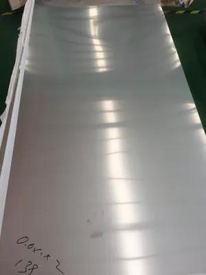 China SS Mirror Finish 6mm Stainless Steel Plate 2B 202 304L ROHS for Building Trades for sale