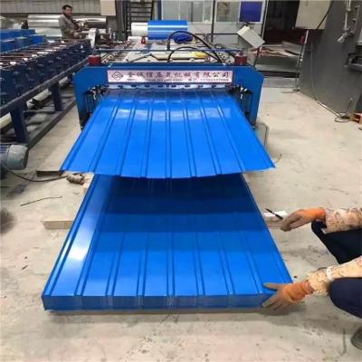 China Trapezoid Shape Corrugated Steel IBR DX51D PPGI Roofing Sheet 0.12-6.0mm Thickness 20-1500mm Width for sale