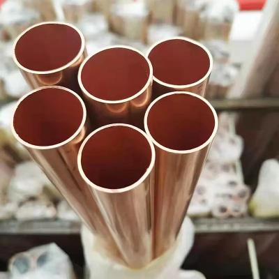 China Seamless Straight Copper Round Pipe Tube T1 T2 Grade - OD 1/2