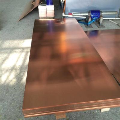 China ASTM JIS Copper Alloy Sheet Plate C10300 C12200 0.3mm 4mm Thickness Polished for sale