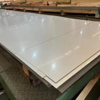 China Brushed Polished 316L Stainless Steel Plate 2B Finish 0.8mm Thick A4 Size for PVC Card Laminator for sale