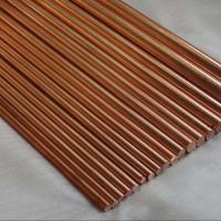 China Customized Pure Copper Round Rod Bar C11000 C10200 6mm 8mm Diameter for Electrical and Chemical Engineering for sale