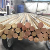 China 8mm 10mm Pure Copper Round Rod C2680 C7521 C5191 C1100 3-800mm Diameter High Electrical Conductivity for sale