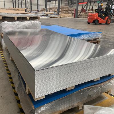 China 5052 5083 5754 Alloy Aluminum Sheet Plate 4x8 ft Blue PVC Film Protected for Industry for sale