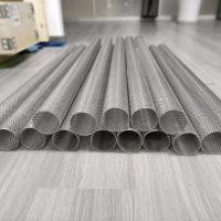 China Stainless Steel 304 Spiral Welded Perforated Filter Tube 2x10 inch Customizable for sale