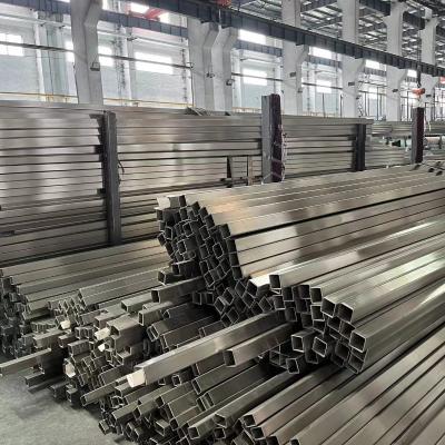 China Stainless Steel Square Rectangular Pipe Tube 304 Grade 0.3mm-6mm Cold Rolled for Industrial Use for sale