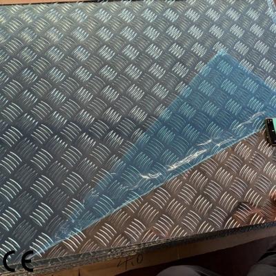 China Embossed Aluminum Checker Plate 1060 3003 5052 5754 Tread Sheet 1.0-500mm Thick for sale