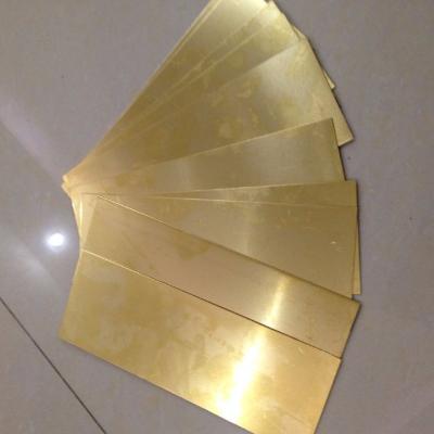 China C18150 Chromium Zirconium Copper Alloy Sheet - 100mm Thick CW503L C24000 Brass Plate with 500°C Heat Resistance for sale