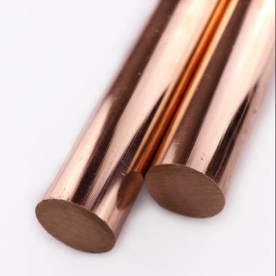 China H96 Casting Chromium Copper Round Rod TP1 TP2 C10800 - 3mm to 800mm Diameter, 1-6m Length for sale