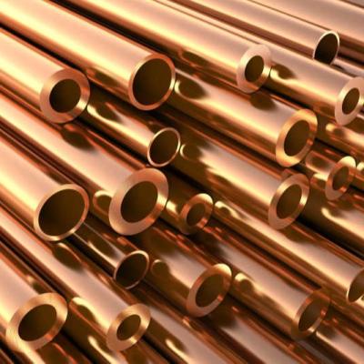 China UNS C10100 C10200 Seamless Copper Pipe 0.1mm to 60mm Wall Thickness 2-800mm OD for sale