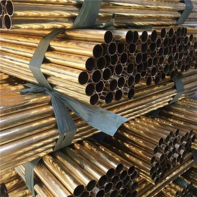 China HSn70-1 Tin Brass Round Pipe 3mm Thickness Single Phase Copper Alloy for Heat Exchangers for sale