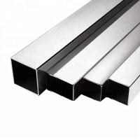 China ASTM A554 Stainless Steel Square Pipe 304 316 430 Hairline Finish OD 9.5-2000mm for sale