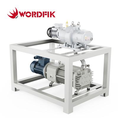 China Air Cooled Screw Pump Vacuum Systems Roots Type Vacuum Pump for sale