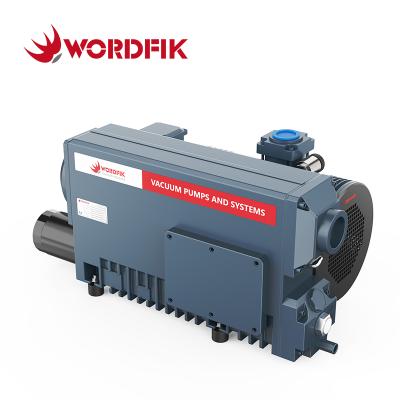 China 5.5kW 7.5HP 0.5mbar Single Stage Oil Sealed Rotary Vane Vacuum Pumps for Vacuum Forming for sale