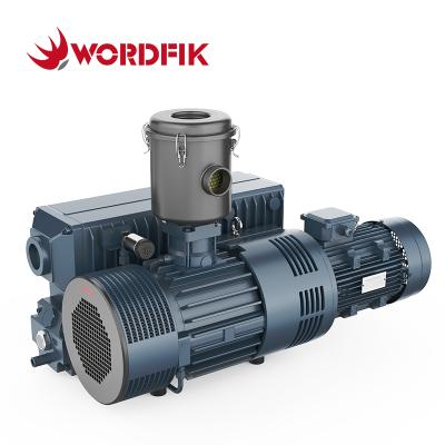 China 300m³/h 0.5mbar Oil Sealed Rotary Vane Vacuum Pumps for Wind Turbine Blade Manufacturing for sale