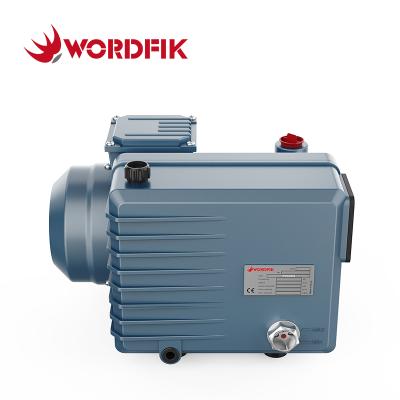 China Compact 0.75KW Single Stage Oil Sealed Rotary Vane Vacuum Pump For Vacuum Sealing Machine for sale