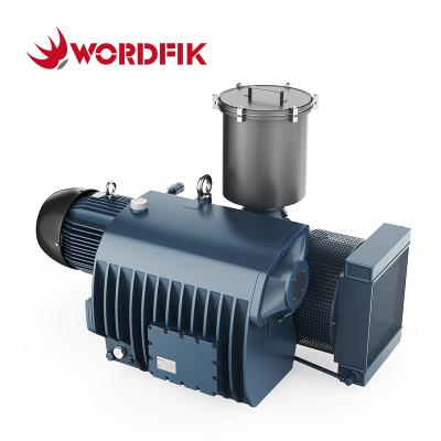 China High Flow Oil Lubricated Rotary Vane Vacuum Pump For Glass Lamination Autoclaves for sale