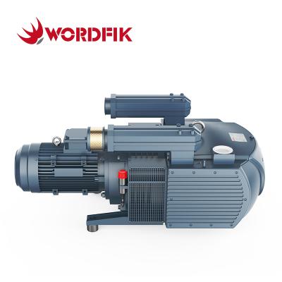 China High Flow Dry Rotary Vane Vacuum Pump 200-240m³/H 200mbar For CNC Woodworking Machine for sale