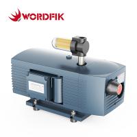 China 150mbar 0.75HP Dry Rotary Vane Vacuum Pumps for Woodworking Furniture Manufacturing for sale