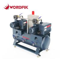 China Vacuum Unit Oil Sealed Rotary Vane Vacuum Pump System 0.5mbar for sale
