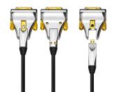 China 1080P 60HZ Shielding Braid OM3 100M 4K DVI Cable 1080p Male To Male 250W for sale