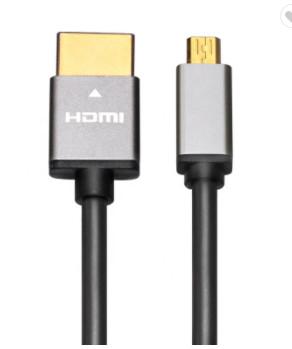 China Aluminum Shell 60Hz 1080P 4K  Micro Hdmi To Hdmi Cable 1M 1.5M for sale