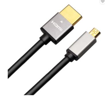China OEM 1080p 3D 4K HDMI Cable HDR 18G Micro HDMI to Mini  hdmi for sale
