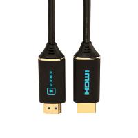 China 3D 18Gbps 4k Hdmi Fiber Optic Cable Shielding Braid Wire Active Power for sale