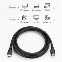 China Gold Plated Connector Support A Type 60Hz Ethernet Male To Male 8K HDMI Cable for sale
