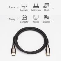 China Hdmi  Cable HDR10 48Gbps HDMI Copper Cable 8K High Speed Black 1 2 3m for sale