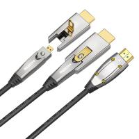 China OEM ODM Long AOC 4K 8K Optical HDMI Cable HDR EARC HDMI  Cable 48gbps for sale