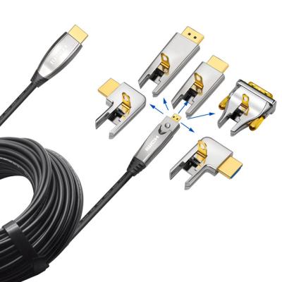China OEM ODM Long AOC 4K 8K Optical HDMI Cable HDR EARC HDMI  Cable 48gbps for sale