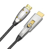 China ODM Long Hdmi Cable 4K Fiber Optic Hybrid HDMI Detachable Cable for sale